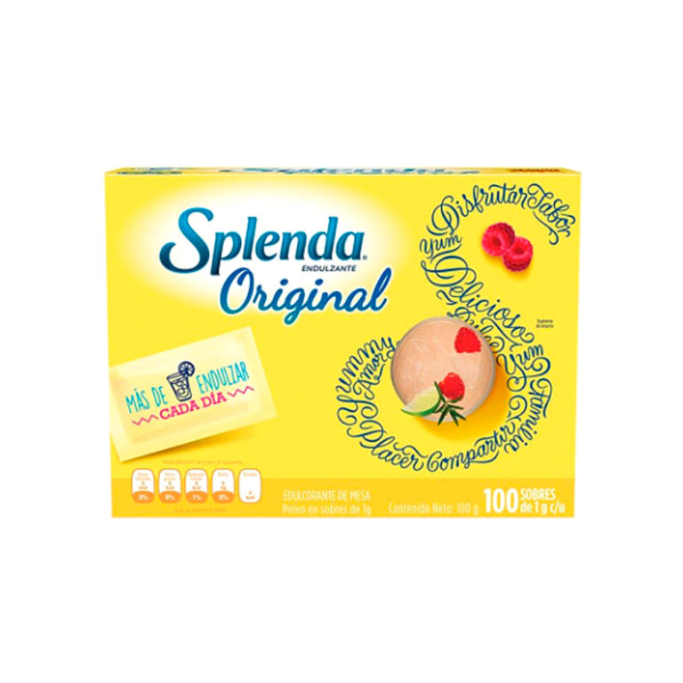 Endulzante splenda caja 100 sobres x1g - SUPAPEL S.A.